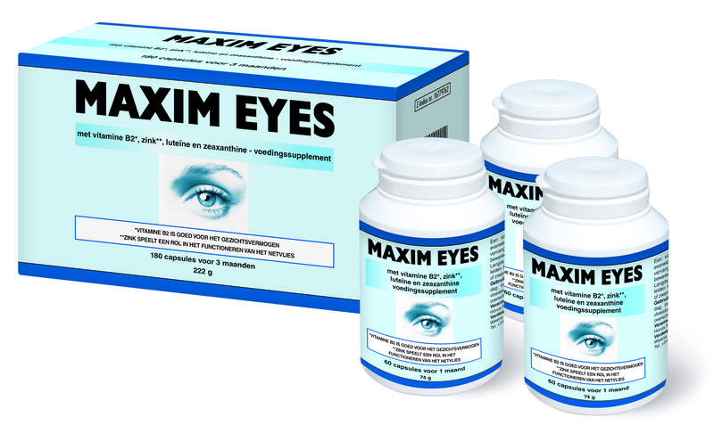 MAXIM'EYES 180 capsules (voor 3 maanden) | Looks Clinics